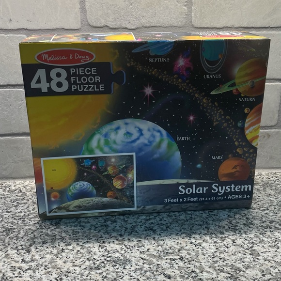 Toys | Melissa Doug Solar System Floor Puzzle 48 Pcs 2 X 3 Feet | Poshmark